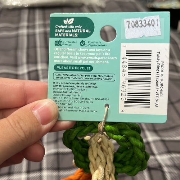 Oxbow | Small Pets | Oxbow Enriched Life Twisty Rings Small Animal Toy ...